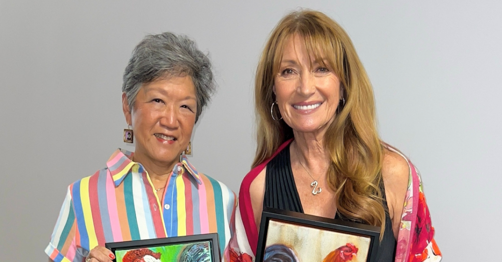 Full Circle Moment: Actress Jane Seymour and PVN Resident Pam Altizer ...